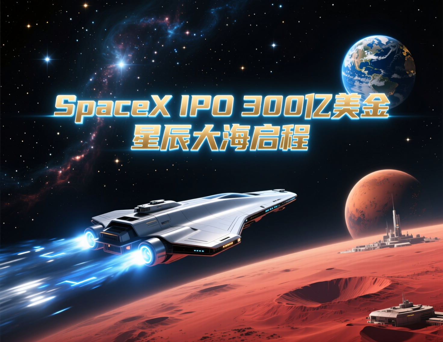 SpaceX冲刺IPO：300亿美元背后的星辰大海梦